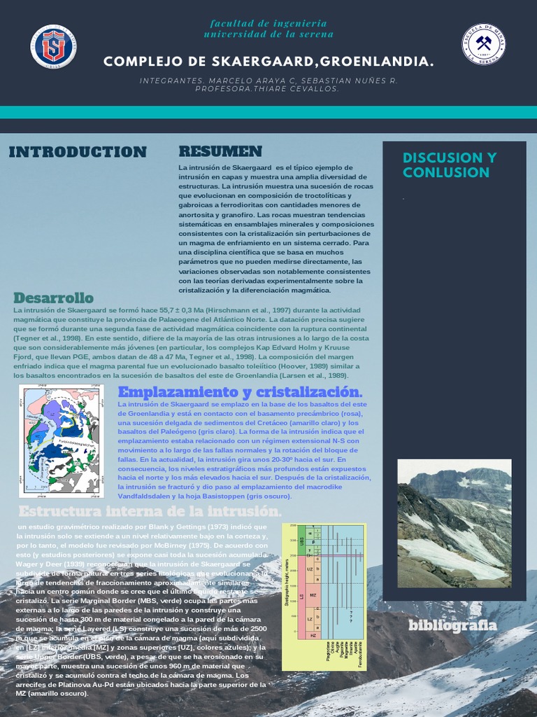 Complejo de Skaergaard, Groenlandia. | PDF | Magma | Basalto