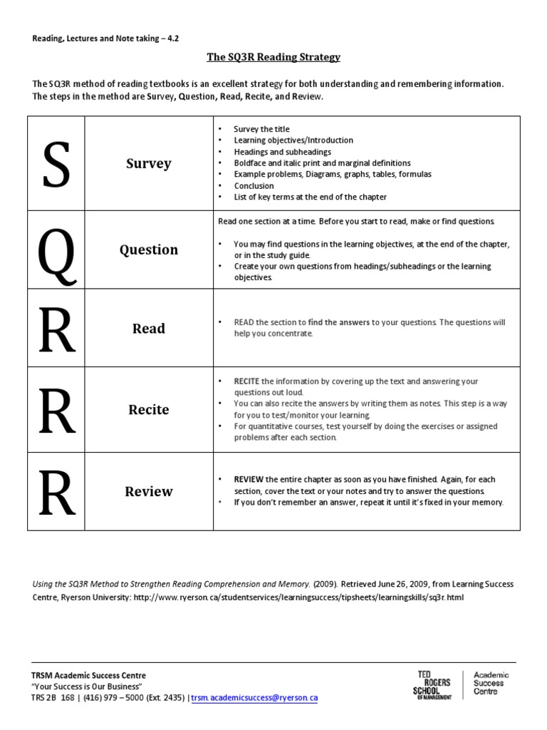 Sq3r Méthode | PDF | Neuropsychological Assessment | Neuropsychology