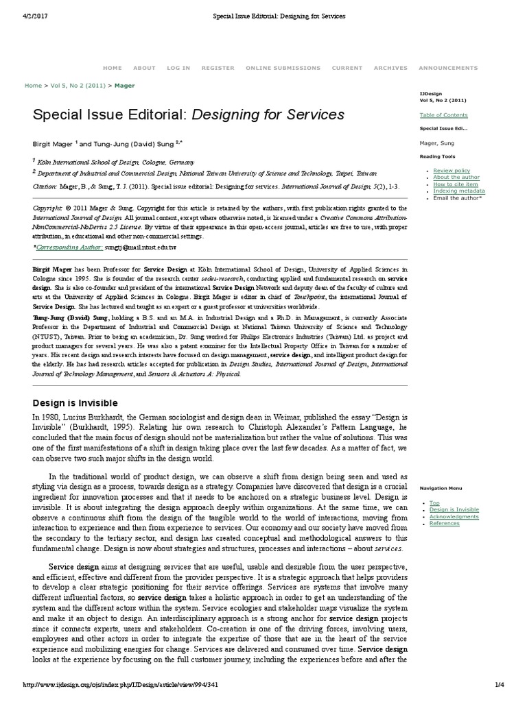 Service Design | PDF | Design | New Product Development