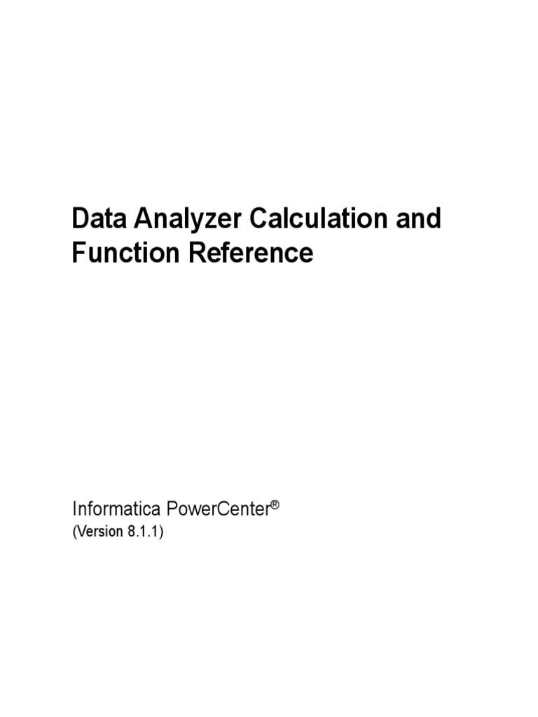 Manual Informatica Powercenter | PDF | Copyright | Trademark