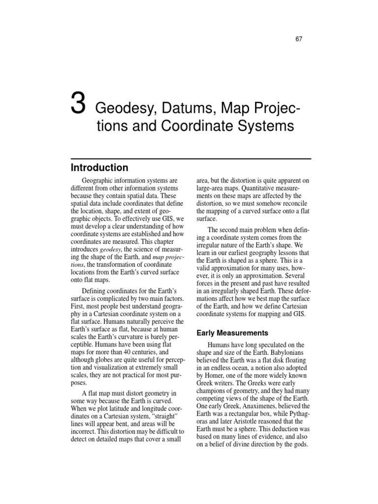 GIS Fundamentals Chapter-3 | PDF | Latitude | Longitude GIS Fundamentals Chapter-3 | PDF | Latitude | Longitude