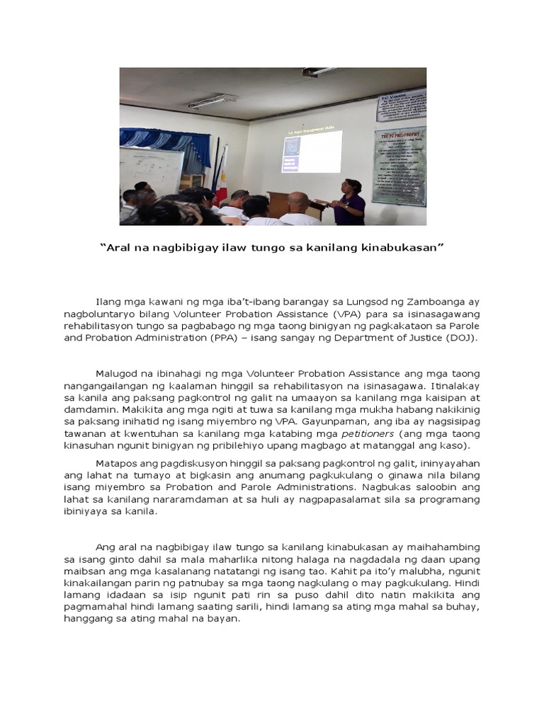 Photo Essay (Filipino) | PDF