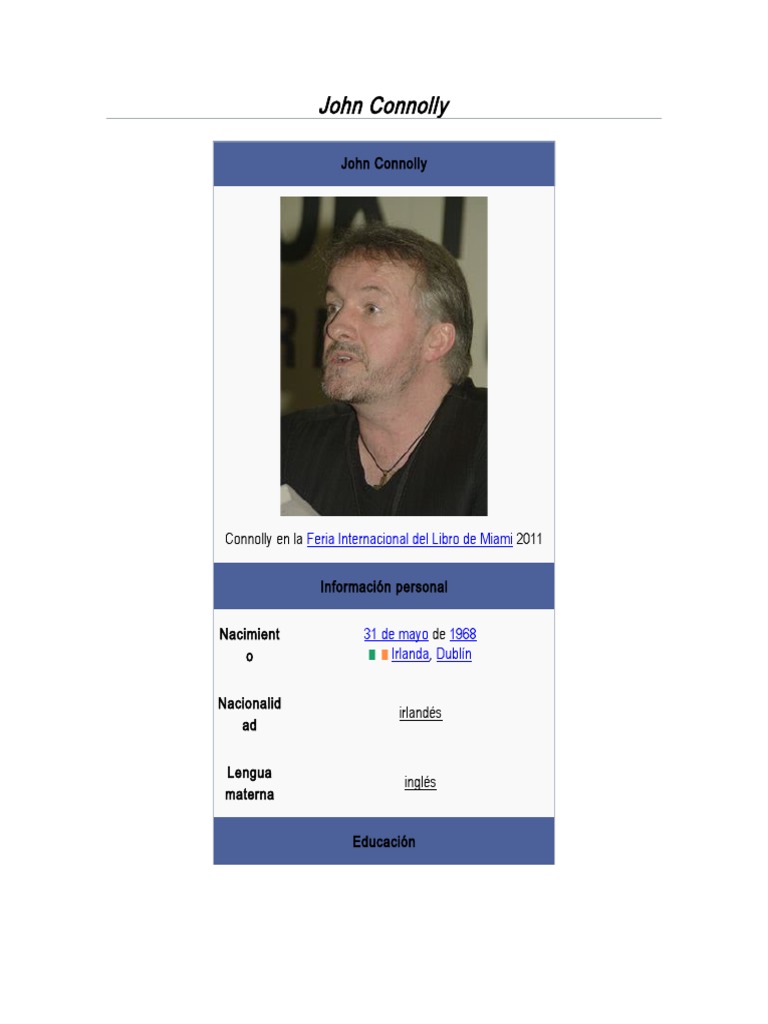 John Connolly | PDF