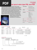 Hawe Proportional Directional Spool Valves Type PSL and PSV | PDF ...