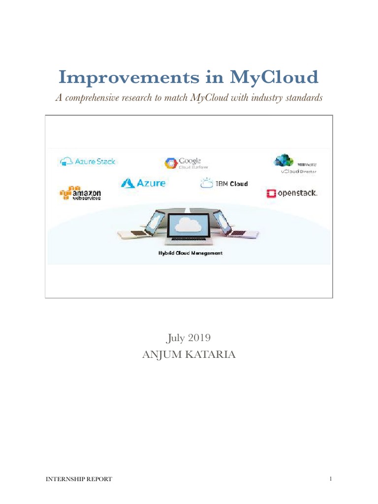 MyCloud Whitepaper | PDF | Cloud Computing | Computing