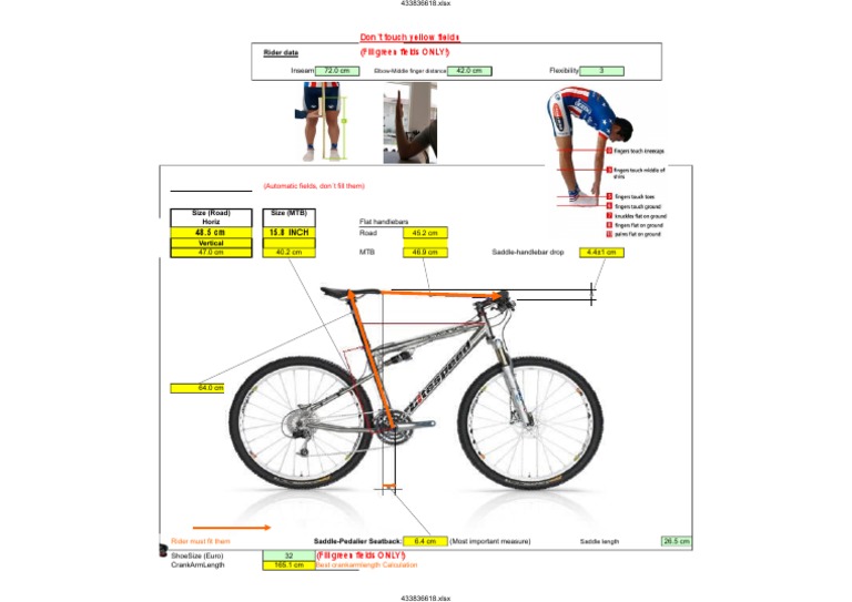 Planilha para BIKE FIT | PDF