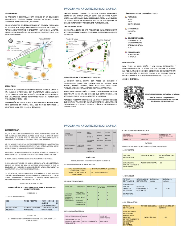 Programa Arquitectonico | PDF | Ciudad de México | México