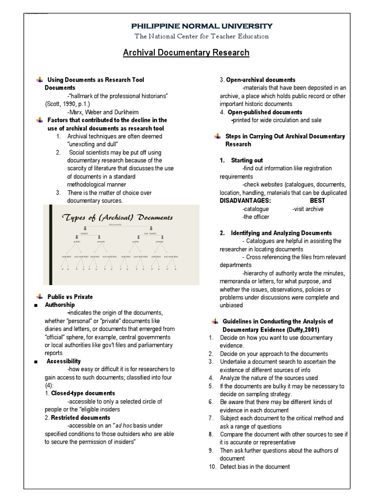 Archival Research Methodologies Explained | PDF | Evidence | Authentication