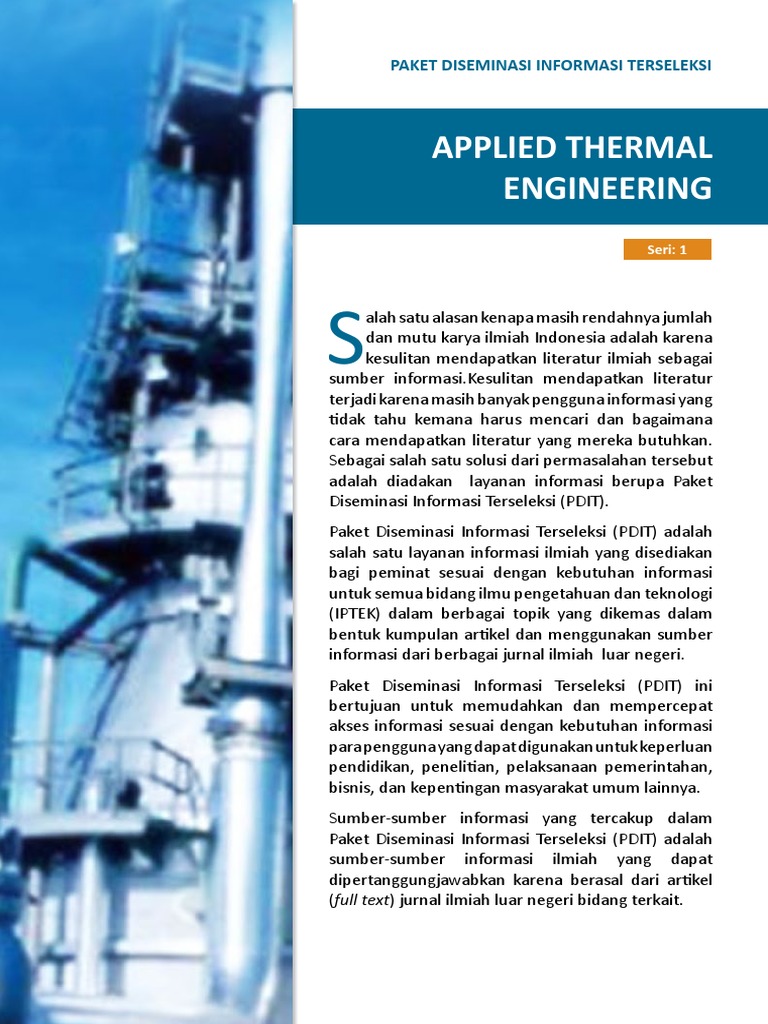 Applied Thermal Engineering - Seri 1 PDF | PDF