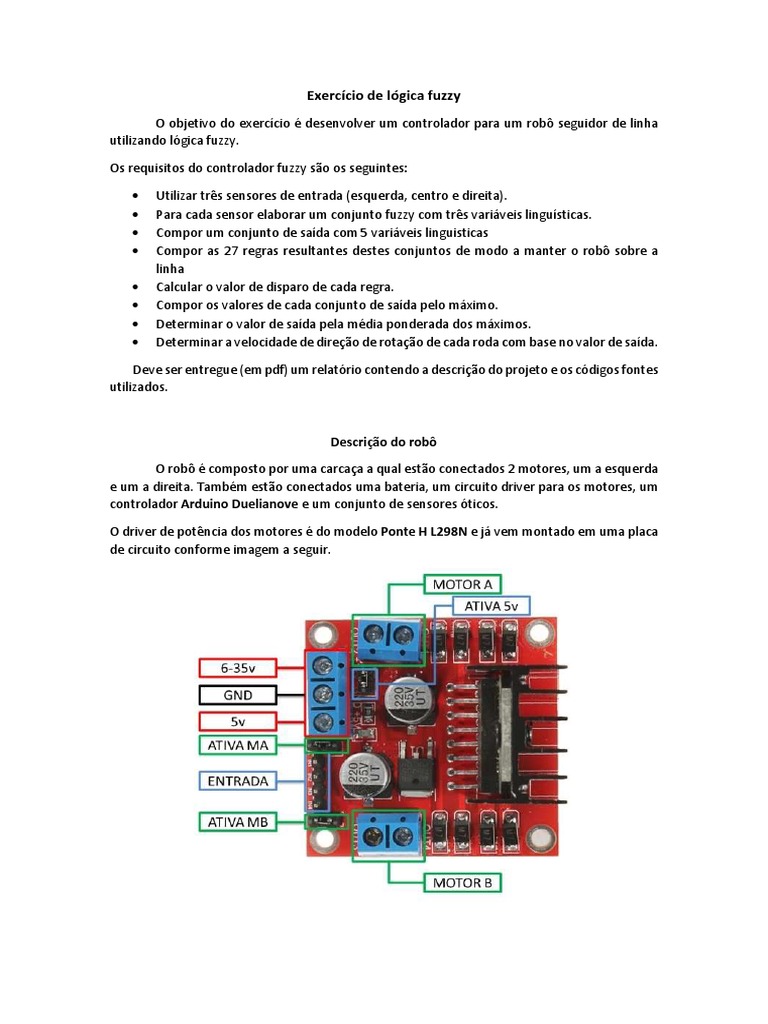 Modelagem Fuzzy | PDF | Arduino | Rede elétrica