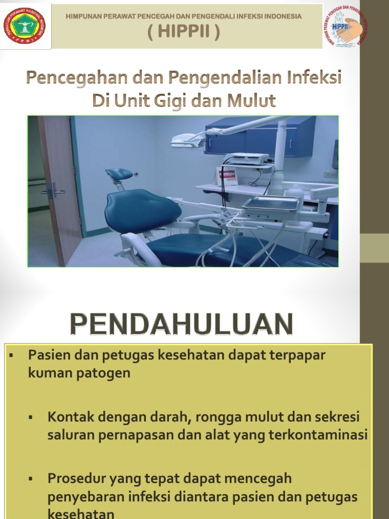 Pencegahan Infeksi di Klinik Gigi | PDF