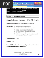 Prepare The Growing Media and Sow Seeds | PDF | Soil | Seed