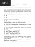 Sample Formal Offer of Evidence | PDF | Prosecutor | Common Law