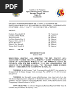 Resolution #22 SB APPROVAL SUPPLEMENTAL BUDGET | PDF | Philippines ...