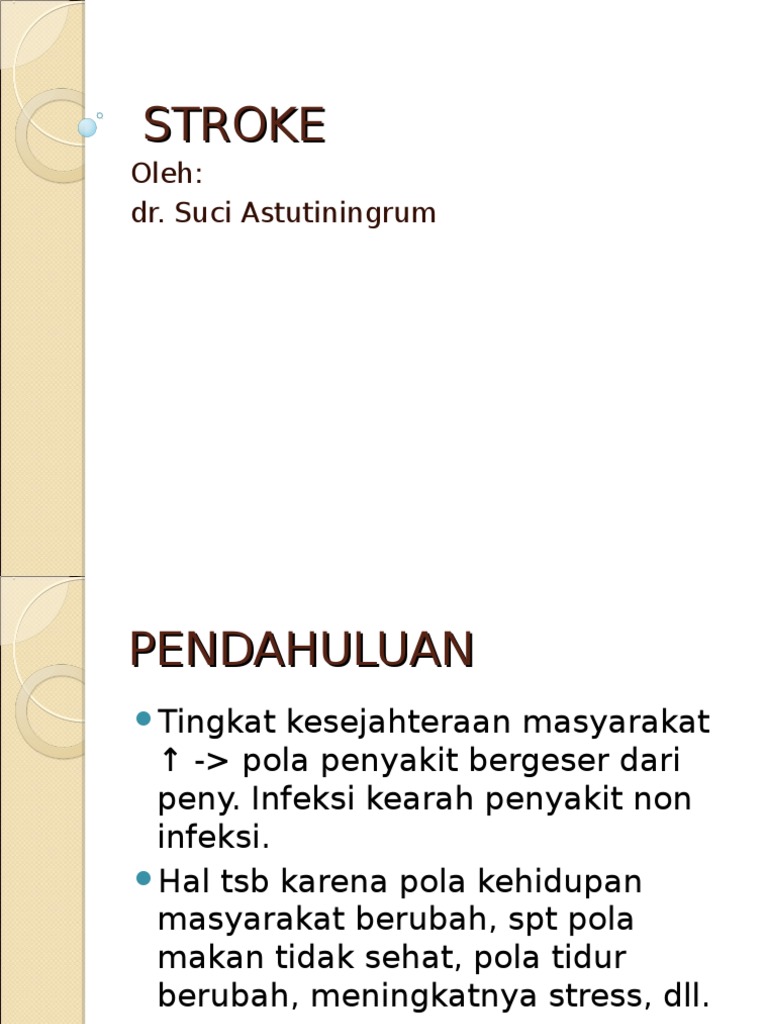 Deteksi Dini Stroke | PDF