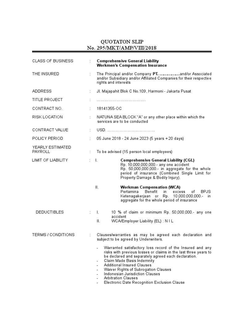 Qs Liability | PDF | Liability Insurance | Insurance