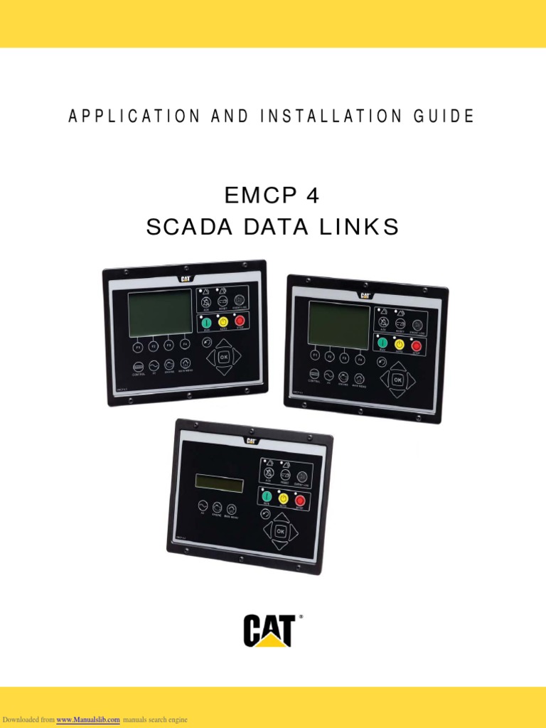 Emcp 4 Scada Data Links: Application and Installation Guide | PDF | Scada | Computer Network
