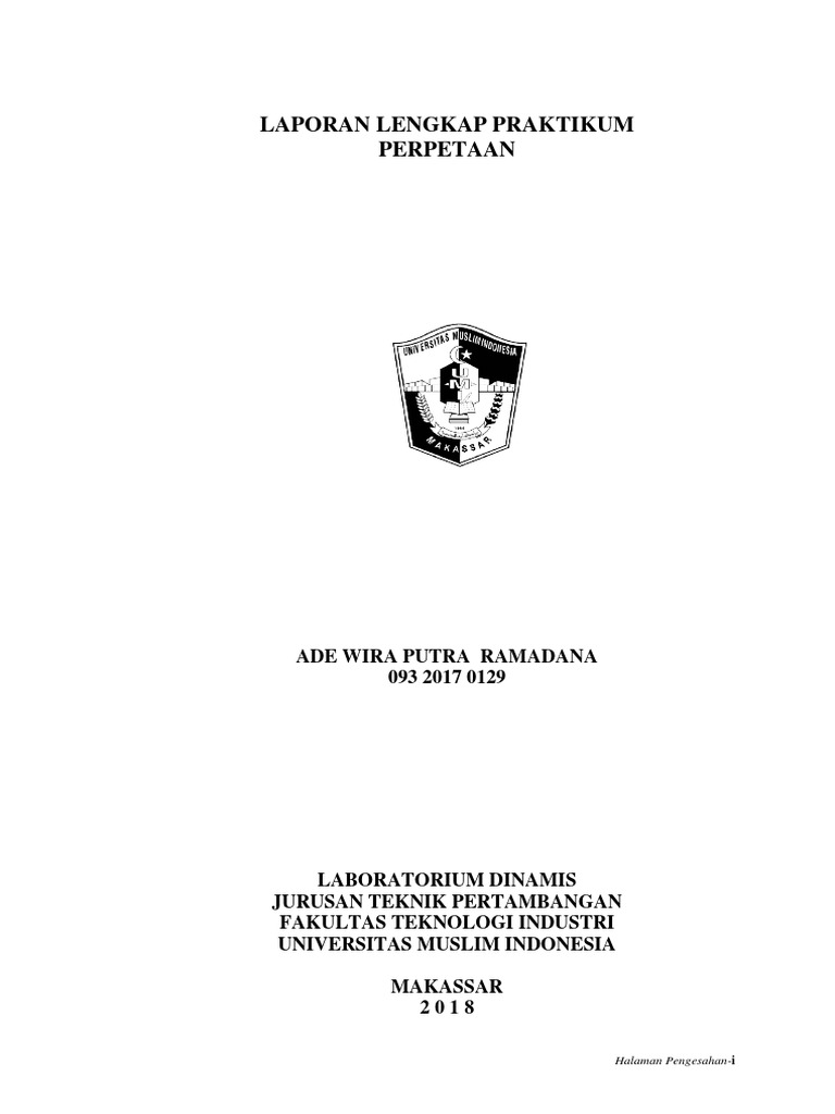 Halaman Sampul Lembar Pengesahan & Kata Pengantar-1 | PDF
