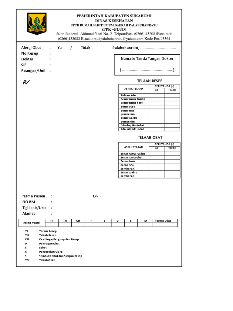 Format Resep Terbaru | PDF