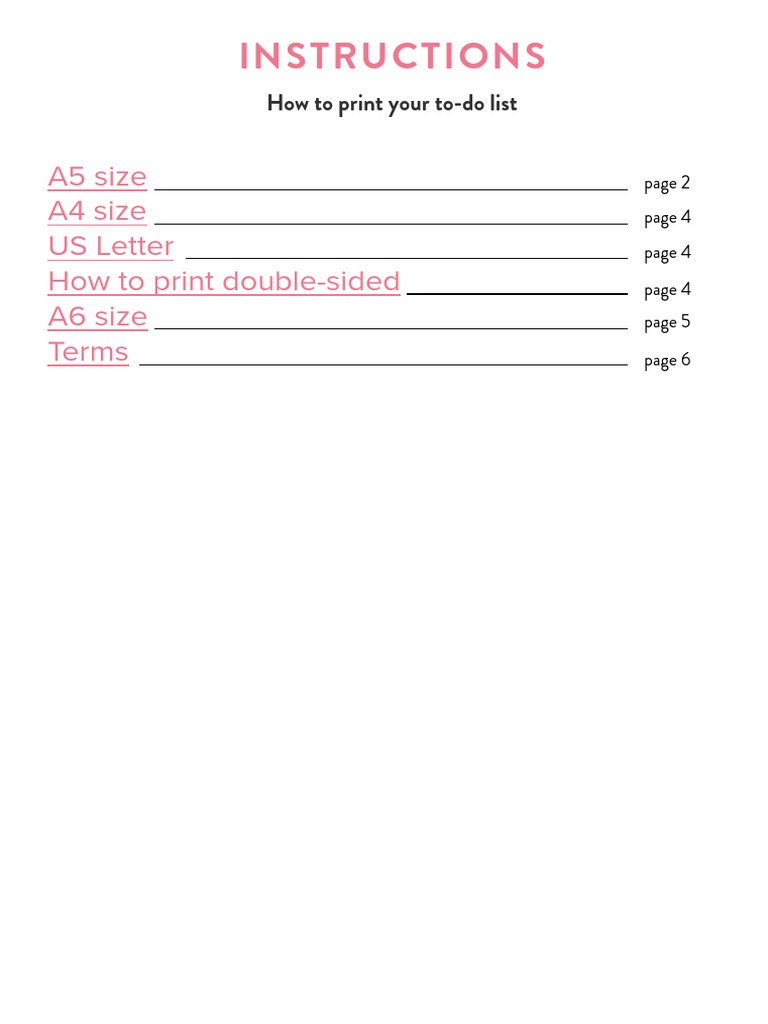 How to Print Your To-Do List: Comprehensive Instructions for Printing ...