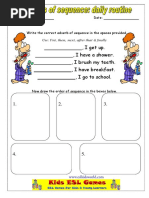 Sophies Daily Routine Reading Comprehension Exercises - 21729 | PDF ...
