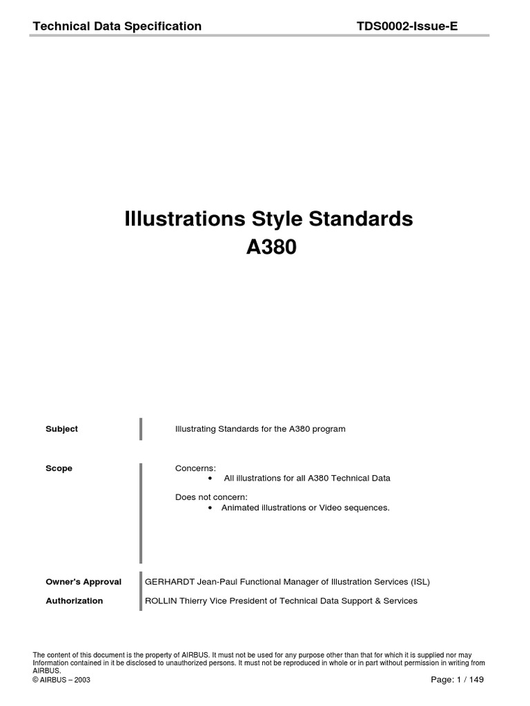 Tds0002 Illustration Style Standards Issue e | PDF | Specification ...