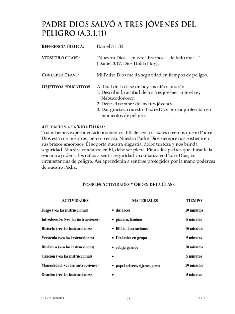 Horno de Fuego PDF | PDF | Daniel (figura bíblica) | Oración