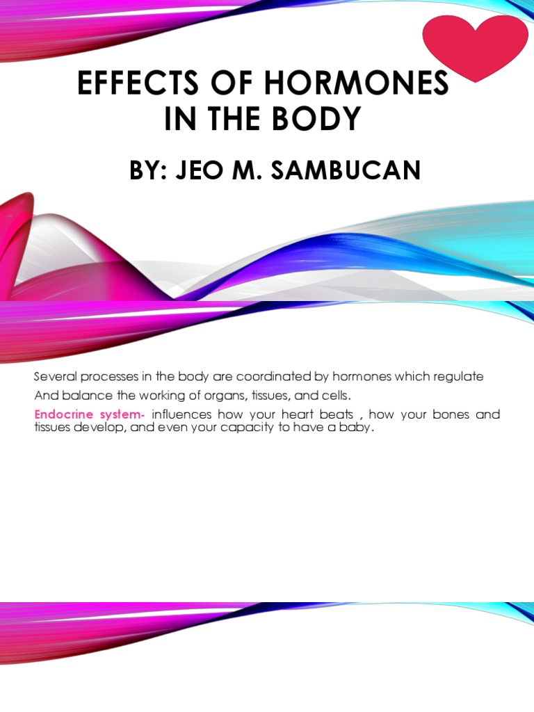 Hormonal Effects on Body Functions | PDF