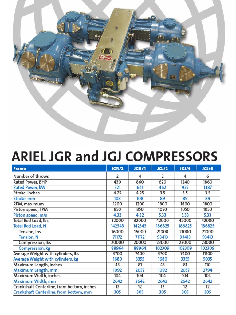 Comressor JGR J | PDF | Piston | Cylinder (Engine)