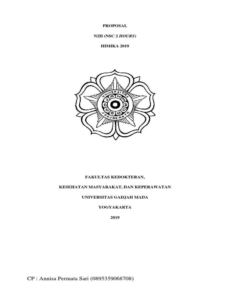 Proposal Revisi Fakultas Ipe n2h 2019 | PDF