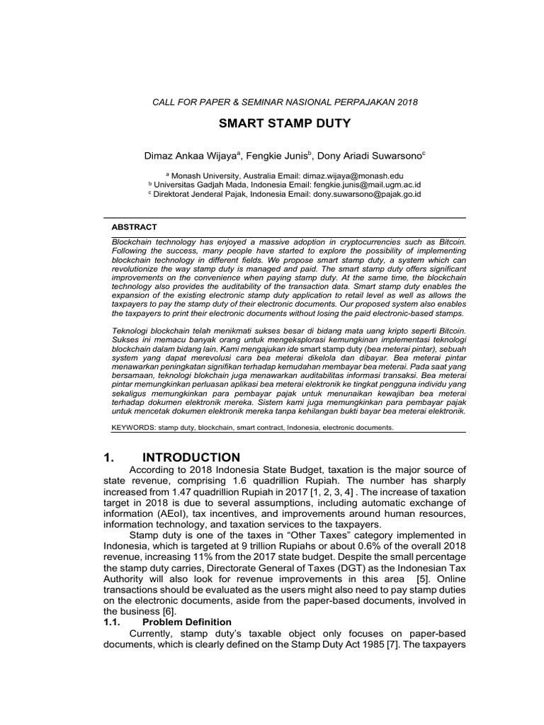 Smart Stamp Duty | PDF | Taxes | Cheque