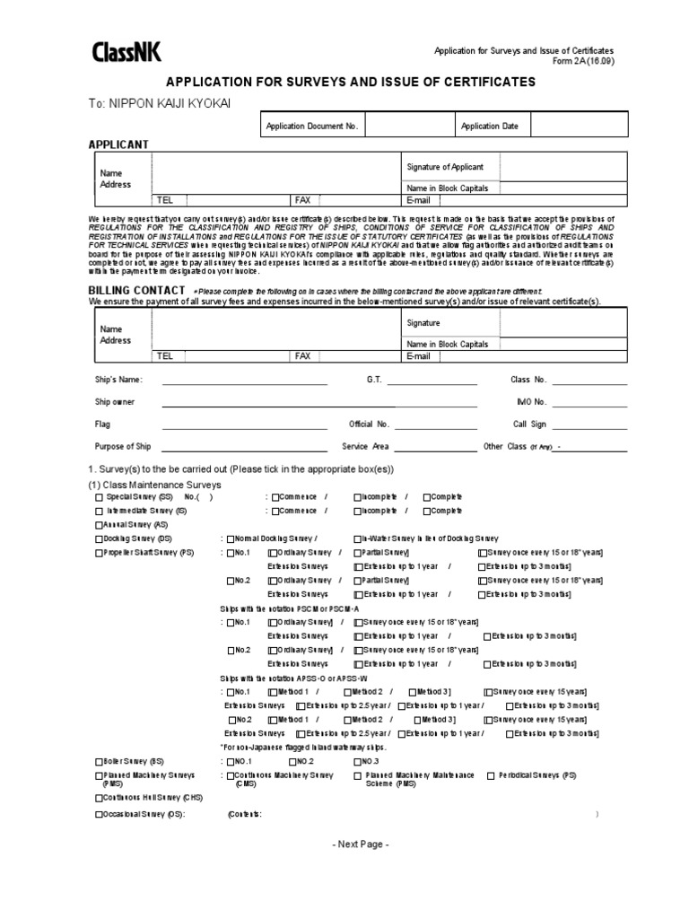 Form - 2A For Survey | PDF