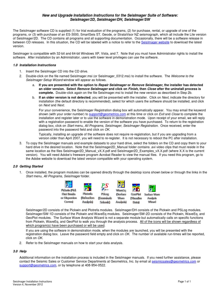 Seismic Pdf Operating System Families Software