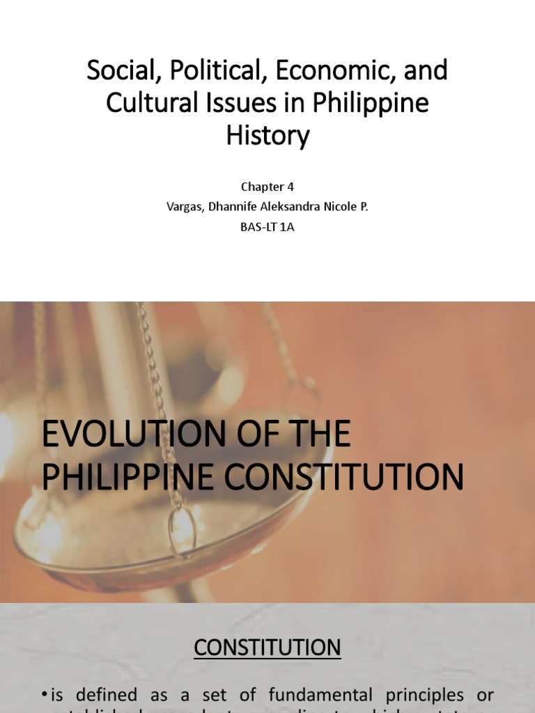 Social, Political, Economic, and Cultural Issues in Philippine History ...
