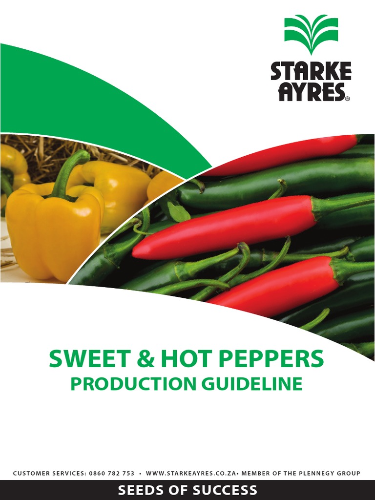 Sweet & Hot Pepper Production Guide | PDF | Bell Pepper | Capsicum