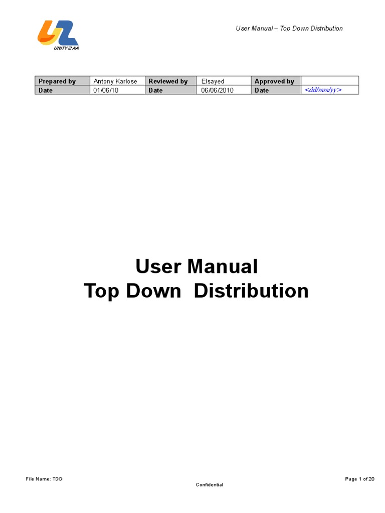 TopDownDistribution - SAP | PDF | Advertising | Economies