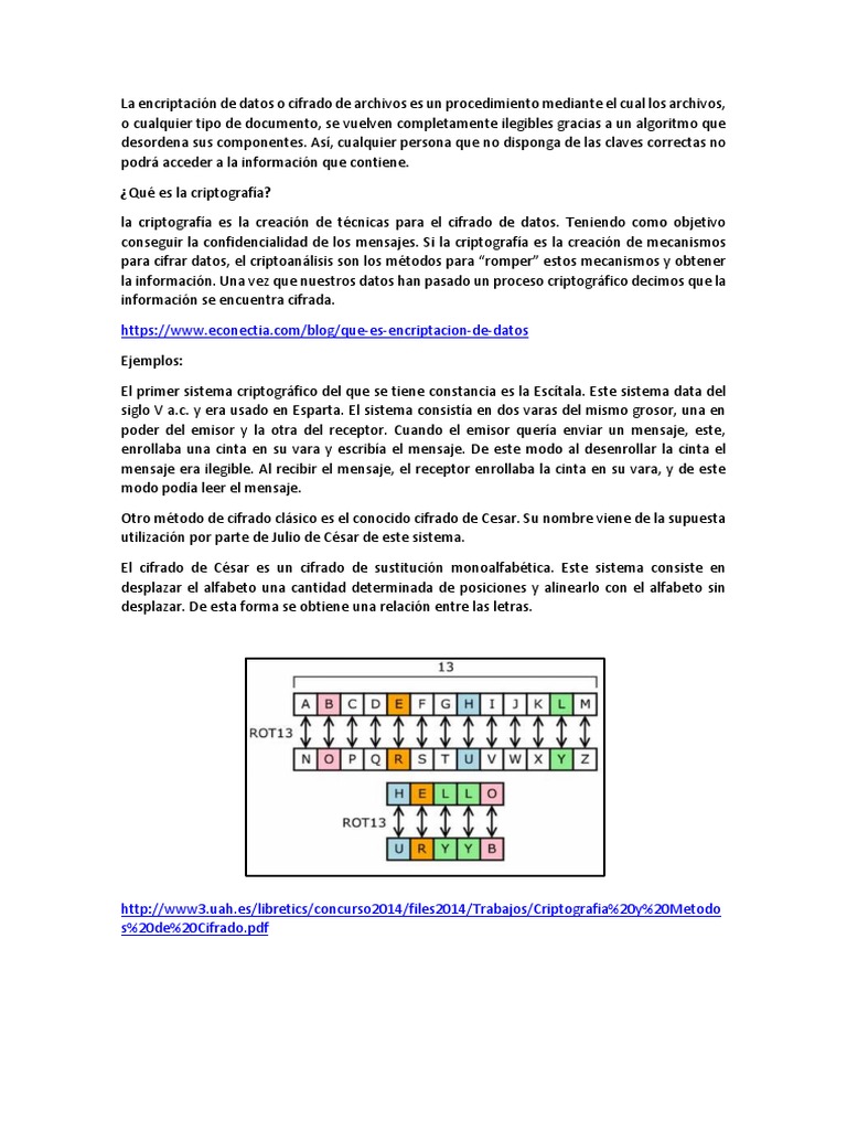 Qué Es La Criptografía | PDF | Criptografía de clave pública | Clave (criptografía)