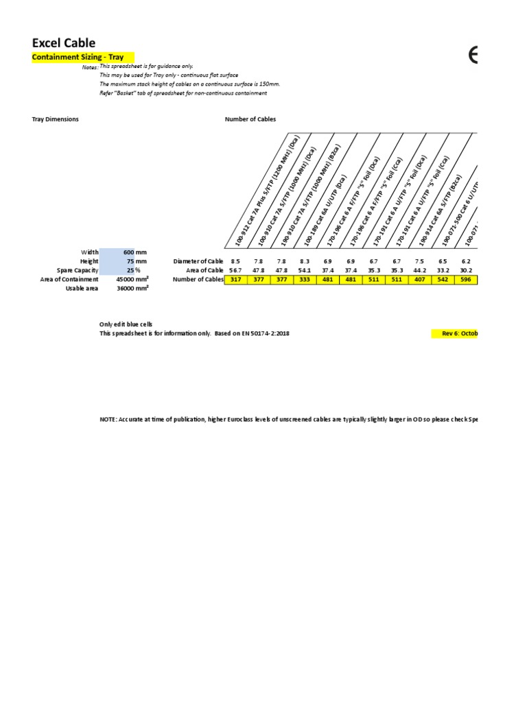 Excel Containment Calculator | PDF | Nature
