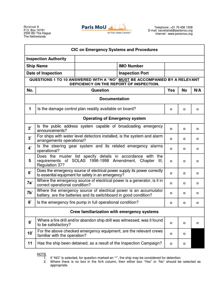 PSC CIC QUESTIONEER | PDF