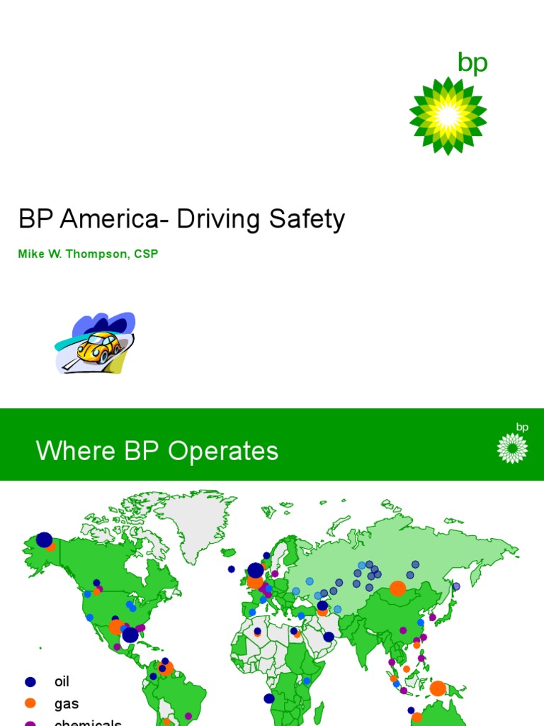 BP America - Driving Safety | PDF | Traffic Collision | Driving