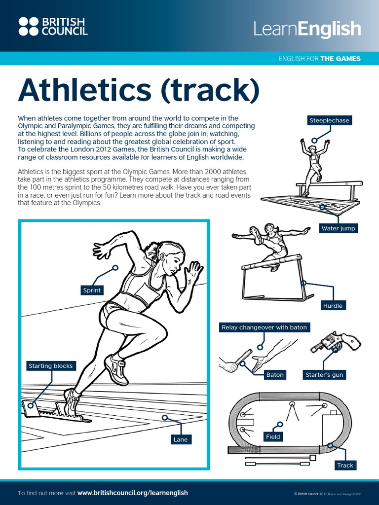 Sports-Worksheets-Athletics-Track-V2 British Council PDF | PDF | Track ...