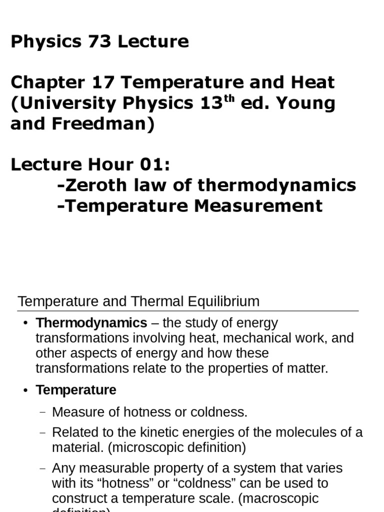 Understanding Temperature Measurement Pdf Fahrenheit Celsius