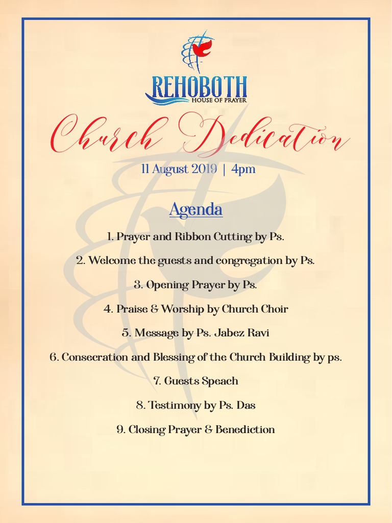 Church Dedication | PDF