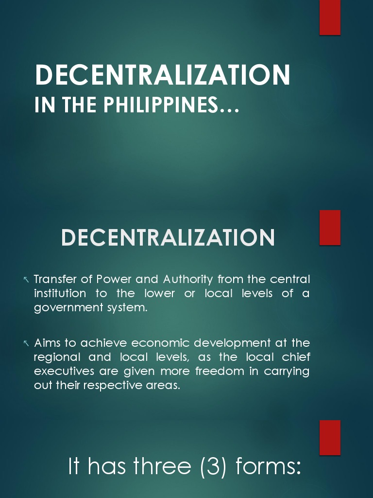 Bneo - Decentralization | PDF | Devolution | Government