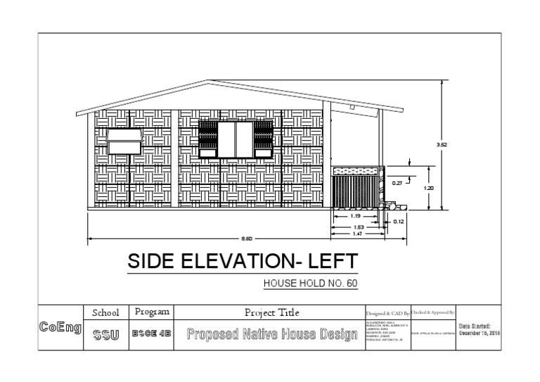 Side Elevation-Left: Proposed Native House Design | PDF