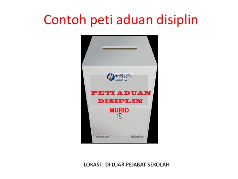Peti Aduan | PDF