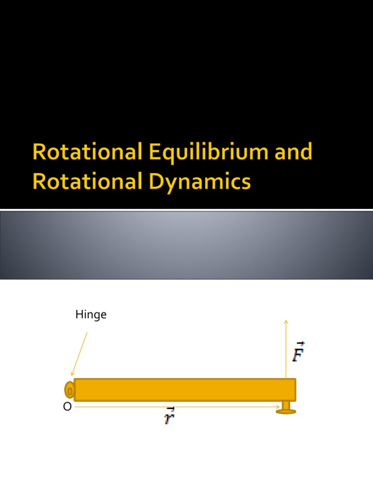 Rotational Equilibrium and Rotational Dynamics | Torque | Rotation Around A Fixed Axis