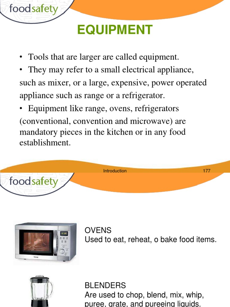 Kitchen Equipment Cleaning Guide | PDF | Kitchen Utensil | Dishwasher