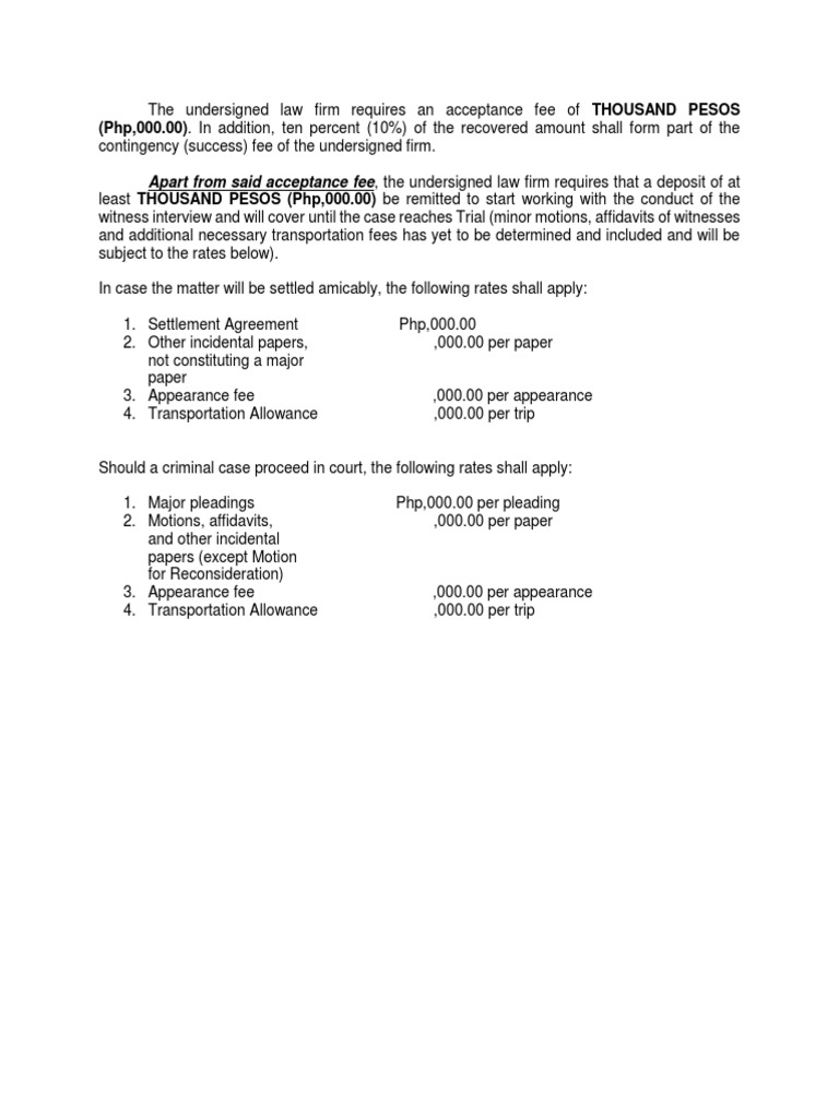 Fees - Per Transaction | PDF