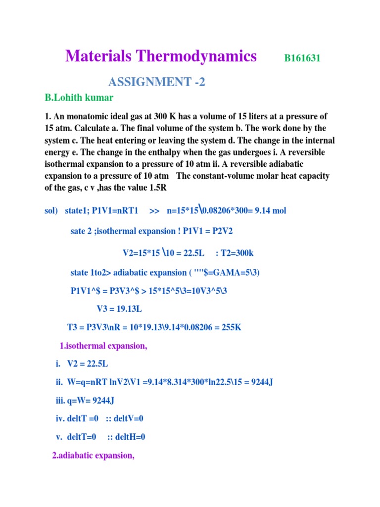 Lohith PDF | PDF | Gases | Heat